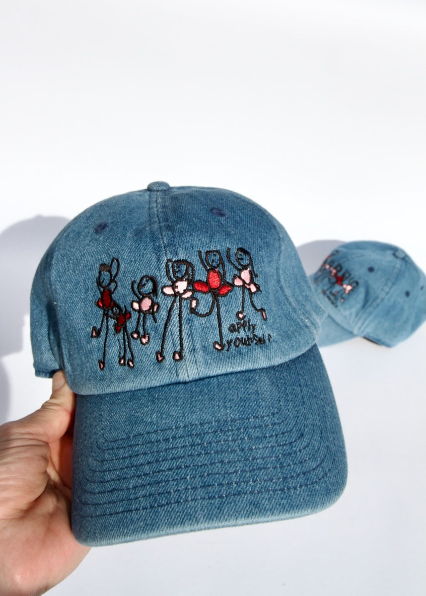 APPLY YOURSELF, DENIM BALLERINA CAP – TRASHBOY